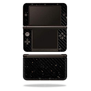 MightySkins Carbon Fiber Skin for Nintendo 3DS XL Original (2012-2014) - Deep Space | Protective, Durable Textured Carbon Fiber Finish | Easy to Apply, Remove, and Change Styles | Made in The USA