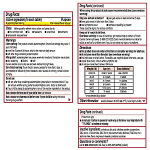 TYLENOL Children's Pain + Fever Chewables Tablets 160 mg, Grape Flavor 24 ea (3 Pack)