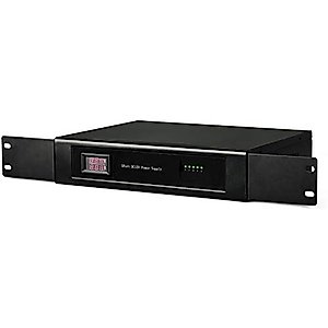 EVERSECU 17CH DC12V 20 Amp 1.5U/19 Rack Mount PTC Fuse CCTV Power Supply with Metal Box, AC Plug for Security Cameras, DVRs, IP Cameras, CCTV Cameras