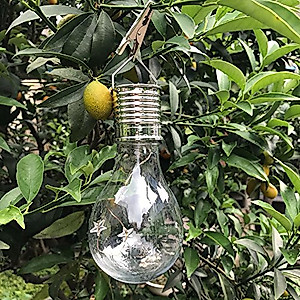 Garden Waterproof Rotatable Bulb LED Camping Solar Hanging Outdoor Light Lamp LED Light Christmas Mesh Lights Warm