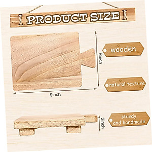 Unomor Wooden Tray Decoration Shelf Stand Sink Holder Farmhouse Soap Stand Small Stand Decorative Serving Tray Small Shelf Bracket Decorative Plant Pots Trim Tray Mini Pots