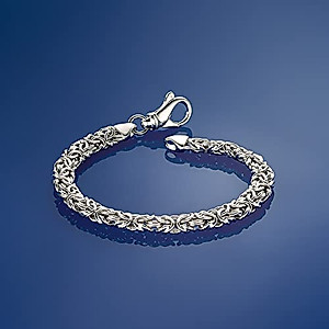 Ross-Simons Sterling Silver Small Byzantine Bracelet