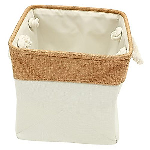 5pcs Fabric Storage Basket Blanket Storage Bag Linen Storage Bags Kids Travel Nursery Laundry Basket Freestanding Laundry Hamper Nursery Basket Organizer X11