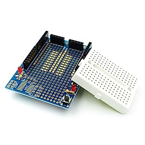 UNO R3 Proto Shield Prototype Expansion Board with SYB-170 Mini Breadboard Based for Arduino UNO R3 ProtoShield 4PCS