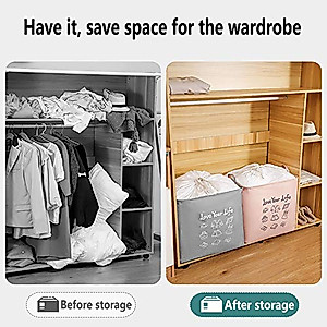 Aquarius CiCi Large Capacity Storage Bag Clothing Blanket Quilt Luggage Toy Bag with Beam Mouth Waterproof Closet Organizers and Clothes Storage Bags