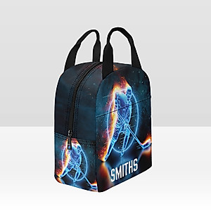 Deargifts Personalized Nylon Lunch Bag, Hockey, Unisex, Over 3 Years Old