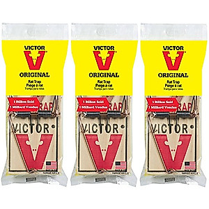 Victor Metal Pedal Rat Trap - M201 (Pack of 3)