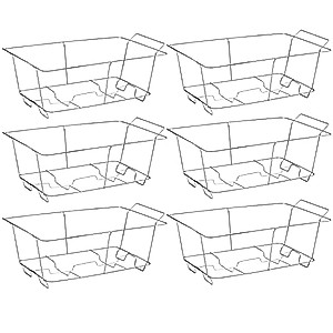 MAXYGIFT Chafing Wire Rack Buffet Stand - 6 Pack Full Size Racks For Dish Serving Trays Food Warmer catering supplies for Parties, Occasions, or Events
