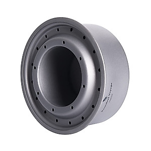 Boundless Voyage Titanium Alcohol Stove Spirit Burner with Fire Cover Outdoor Wood Stove with Stands Brackets Camping Multi-Fuels Ultralight Backpacking Stove (Stove Only)