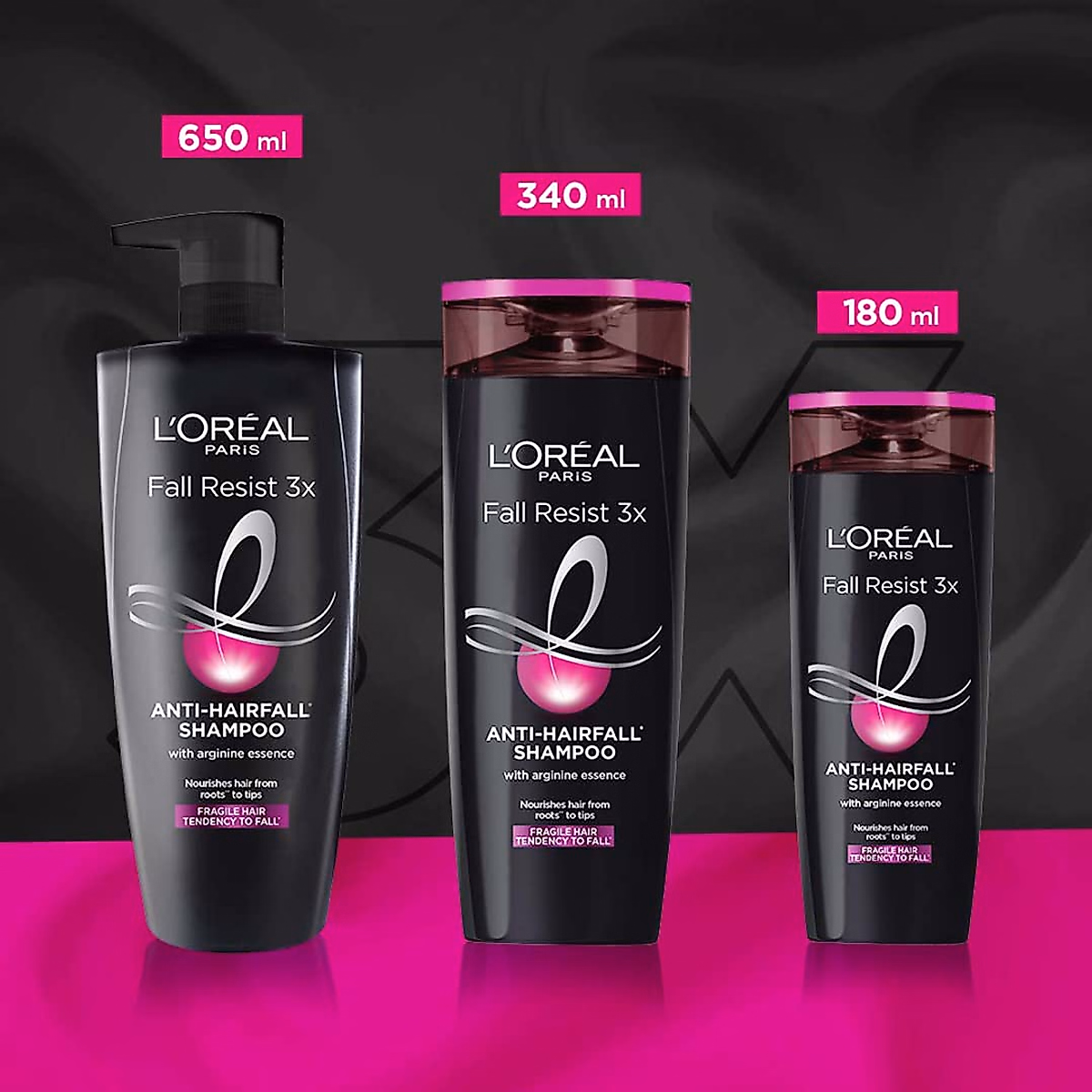 L'Oreal Paris Fall Resist 3x Anti-hair Fall Shampoo, 360ml