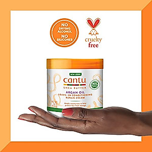 Cantu Argan Oil Leave-In Conditioning Repair, Cream 16 Ounce
