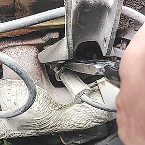 DIRBUY Long Needle Nose Pliers Set, 4 in 1 Bent Needle Nose Pliers 90 Degree, 11 inch Spark Plug Wire Removal Tool, Pointy Nose Pliers, Pinch Nose Pliers, Snipe Nose Pliers, Curved Nose Pliers