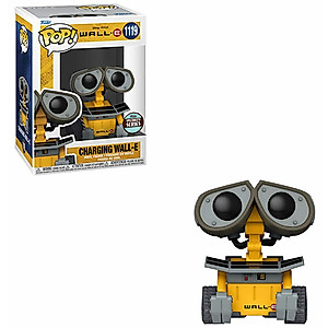 POP Disney Pixar: Charging Wall-E Specialty Series Funko Vinyl Figure (Bundled with Compatible Box Protector Case), Multicolored, 3.75 inches