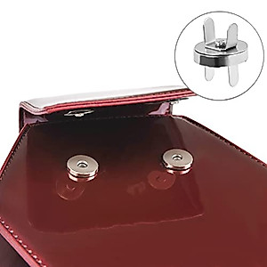 TIMESETL 40 Sets 14mm/18mm Magnetic Button Clasps Snaps Fastener Clasps DIY Craft Sewing Buttons Knitting Buttons Sets for Sewing, Craft, Purses, Bags, Clothes, Leather, 4 Colors