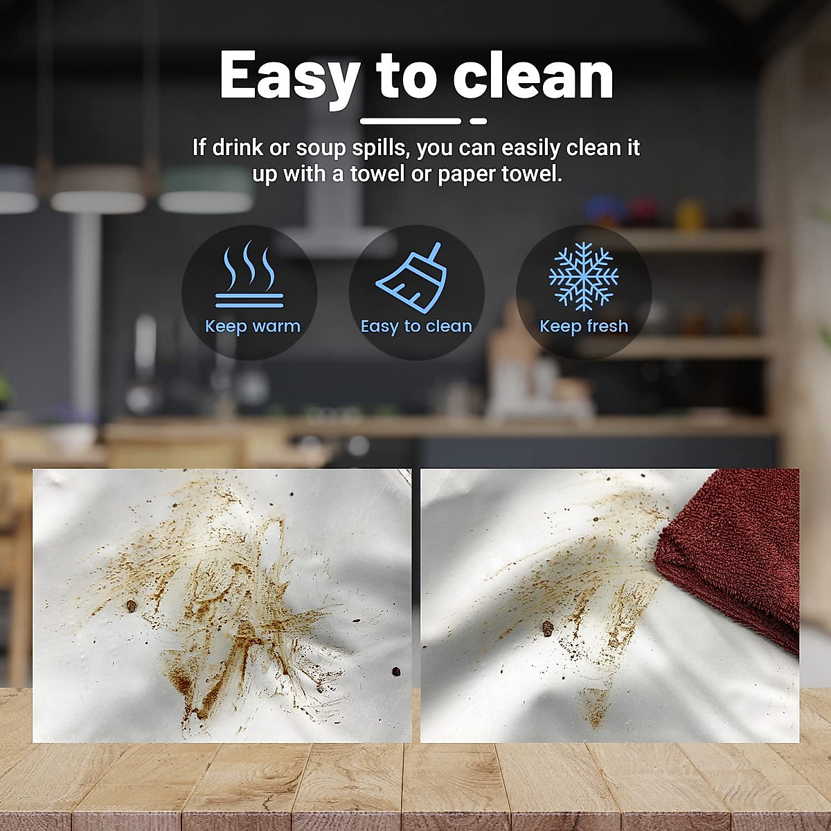 Insulated Lunch Bag for Teen Boys Girls, Women Men Lunch Box, Adults Lunch Bag Leakproof Portable with Removable Shoulder Strap for Office Camping Hiking Outdoor Beach Picnic-Black Gray