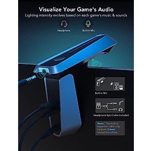 Govee LED Strip Lights(55'') & Gaming Light Bars(17'') with Camera, Smart DreamView G1 Pro Gaming Lights for 24"-32" PC with Color-Match Video, Music Sync & 42 Scene Modes Specially Built for Gamers