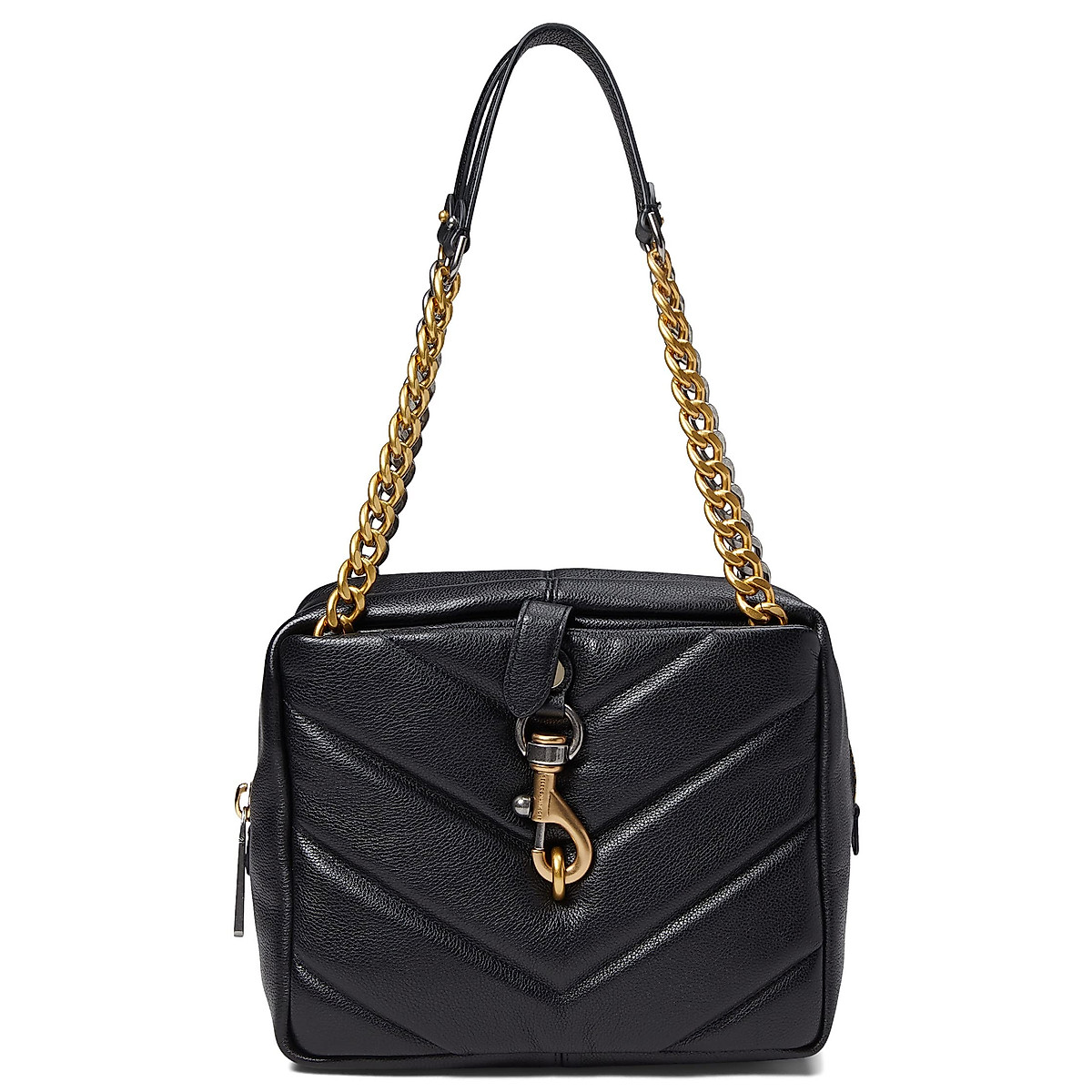 Rebecca Minkoff Edie Maxi Top Zip Shoulder Black 1 One Size