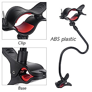 360 Degree Adjustable Kids Babies Water Milk Feeding Bottle Holder Clamp Bracket,Keep Bottles Secure & Off The Floor,Improves Hand Eye Coordination and Motor Skills