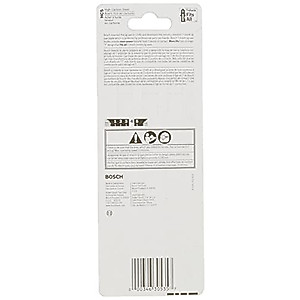 BOSCH T313AW3 3-Piece 6 In. Knife Edge Special for Soft Materials T-Shank Jig Saw Blades