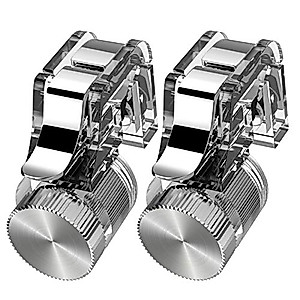 Ueohitsct Phone Mobile Game Trigger Fire Button Handle for L1R1 Shooter Controller PUBG US, Silver, Medium