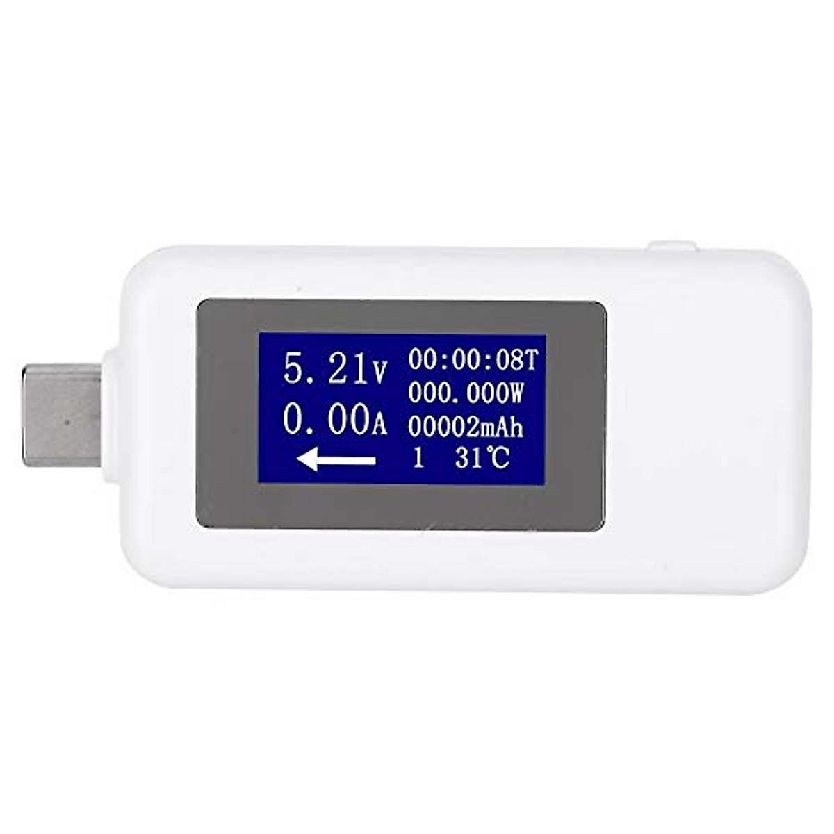 Tester, USB Tests, Accruacy-Built Easy To Use for Usb Type-C Usb Home Use Computer(white)