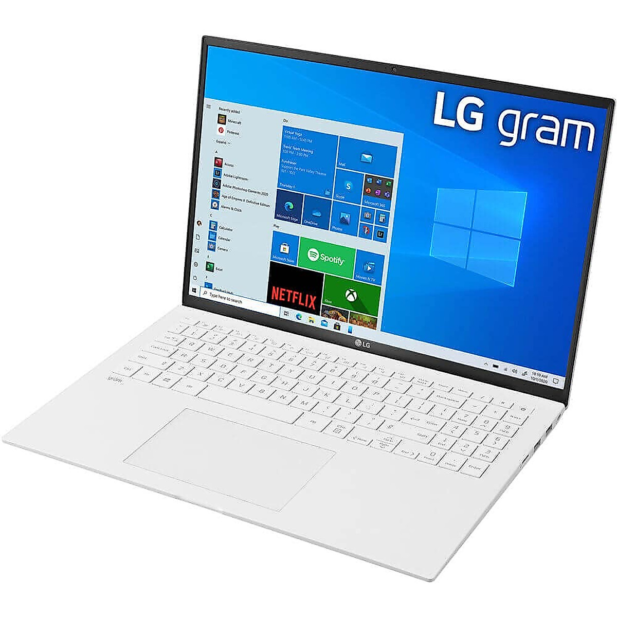 LG Gram 16Z90P - 16" WQXGA (2560x1600) Ultra-Lightweight Laptop, Intel evo with 11th gen CORE i5 1135G7 CPU , 8GB RAM, 256GB SSD, Alexa Built-in, 22 Hours Battery, Thunderbolt 4, White – 2021