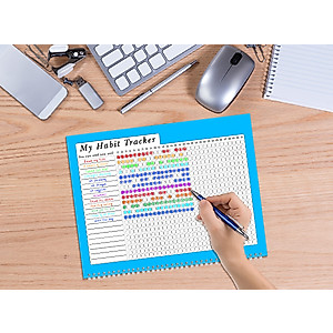 2024 Monthly Desktop/Wall Calendar/Planner - Habit Tracker - Daily, Weekly & Monthly Goal Motivational Habit Tracking Journal Inspirational - (Edition #07)