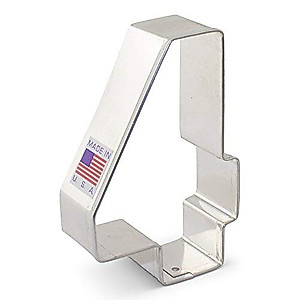 Number Four / #4 Cookie Cutter, 3.25" Made in USA by Ann Clark