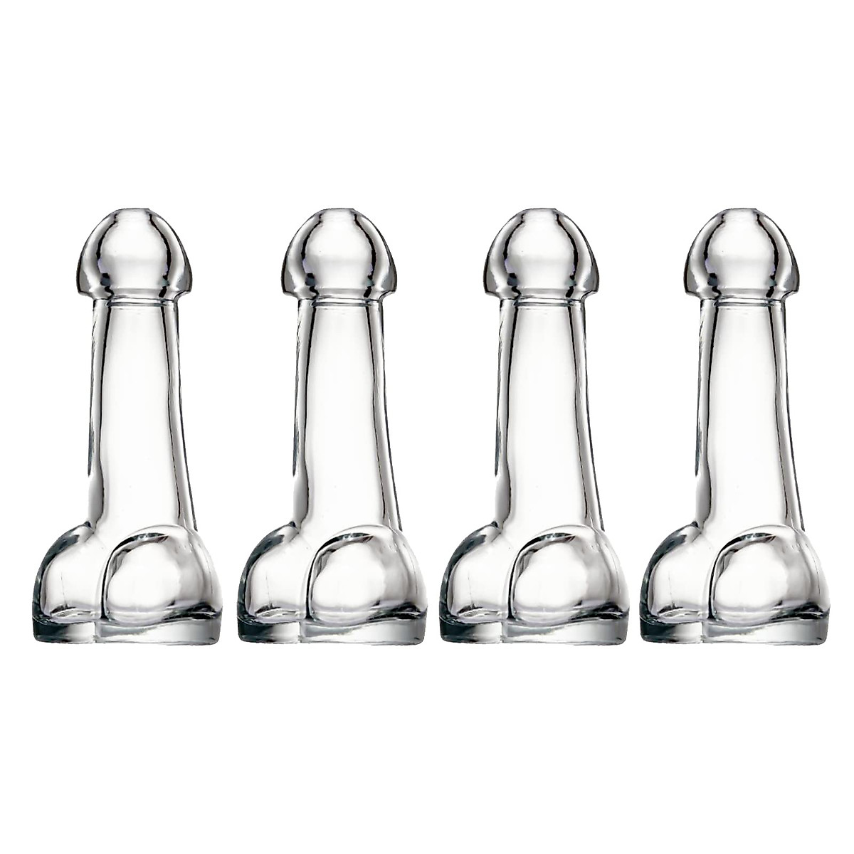VLIZO Night Club Wine Glass 4PCS Creative Cocktail Py Fun Bar Restaurant Set, 3.3 ounces