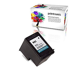 Printronic Remanufactured Ink Cartridge Replacement for HP 901 Black for Officejet 4500 J4525 J4535 J4540 J4550 J4580 J4585 J4640 J4660 J4680 (1 Black)