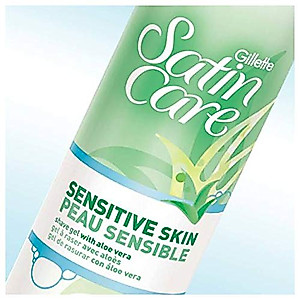 Satin Care Sensitive Skin Shave Gel for Women 7 ounce, 2 count