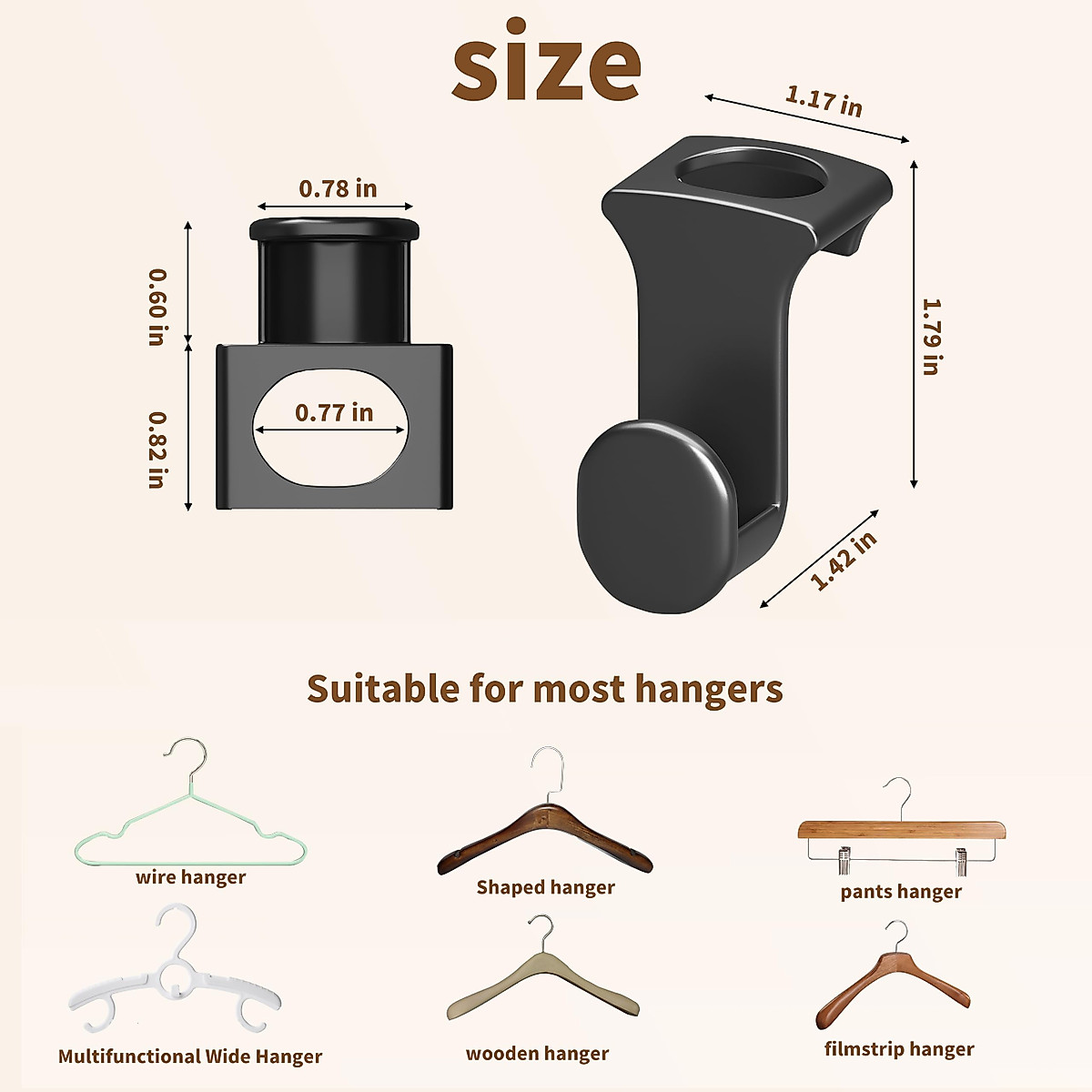 Clothes Hanger Space Saving .30Pack Space Saving Hangers Hooks,.Clothes Hanger Connector Hooks.hanger extender hooks.Sturdy Hanger Connector Hooks,space saving hanger hooks as Closet Organizer