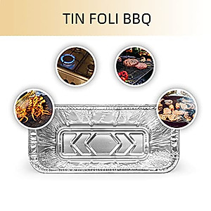 20 Pack Drip Pans Compatible with Blackstone Griddle 36/22/17/28 Inches, Grease Cup Liners for Outdoor Grill, Aluminum Foil Griddle Catcher 20 Counts