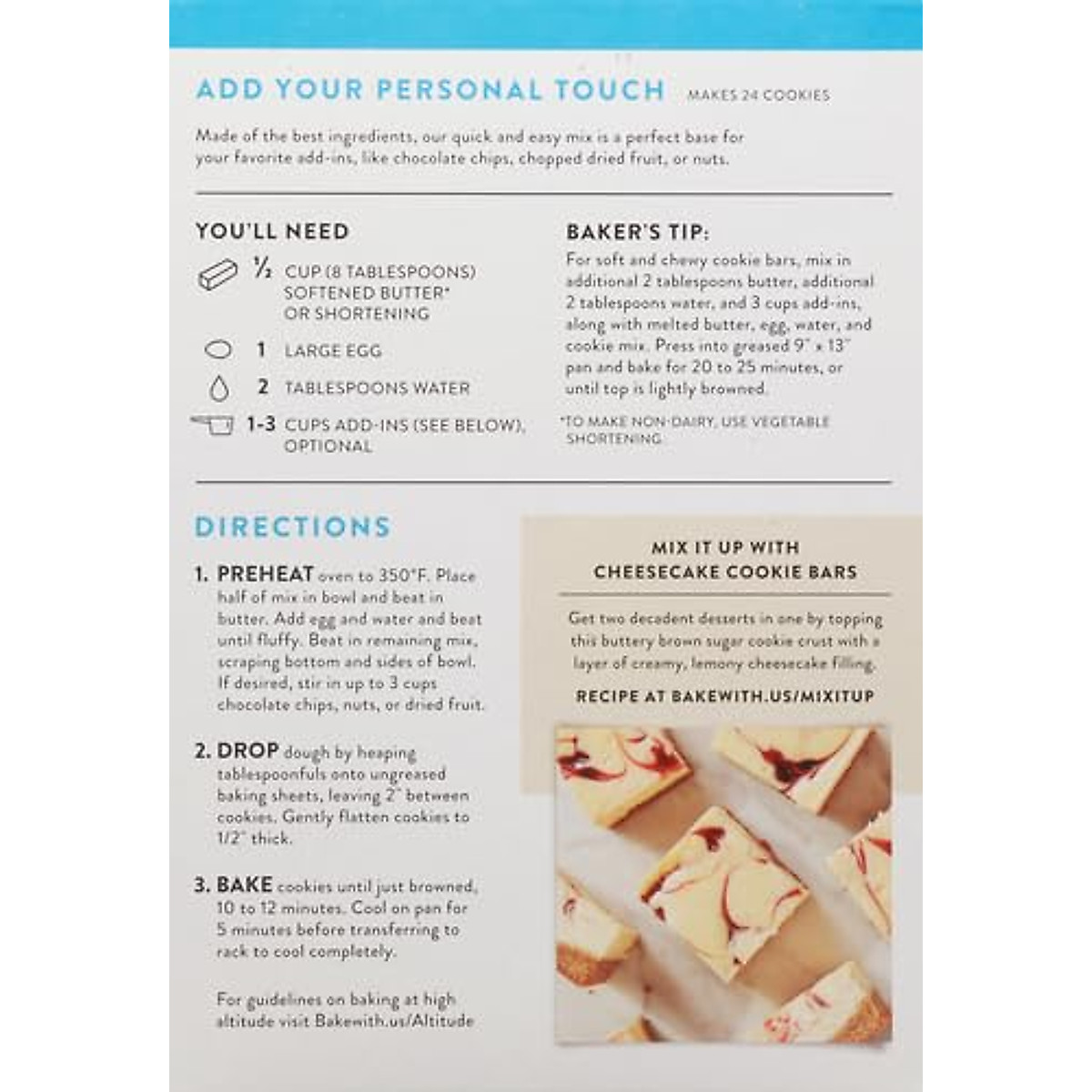 King Arthur Baking Company, Cookie Mix, Gluten-Free Oat Flour, 16 Oz, 1 Count