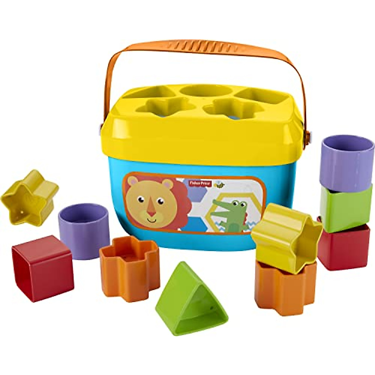 Fisher-Price Stacking Toy Baby’S First Blocks Set Of 10 Shapes For Sorting Play For Infants Ages 6+ Months