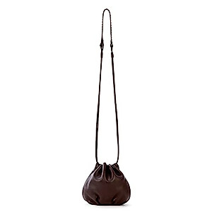 The Sak Lorelie Drawstring Crossbody Bag in Leather, Multi-Use Design