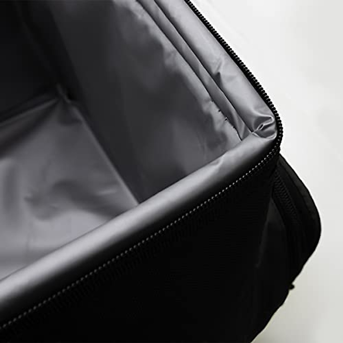 RoadPro RP5370 12-Volt Soft Sided Cooler Bag - Portable Camping 12V Electric Cooler for Camping Tailgating Traveling (15 Liter Capacity) - Black & Gray