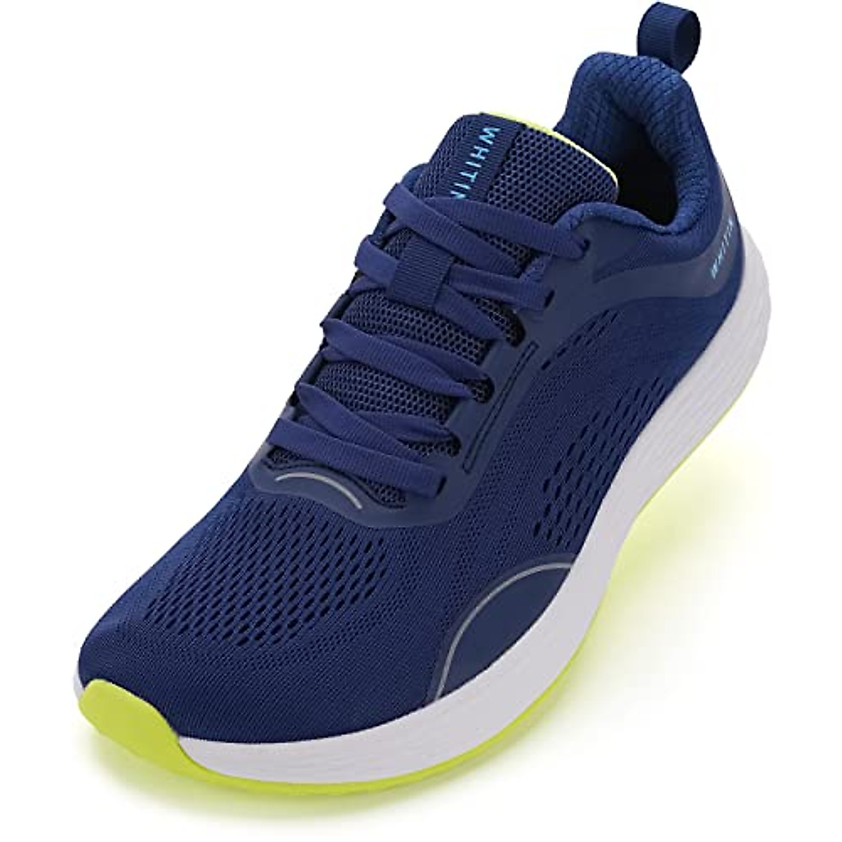 Mens Zero Drop Wide Toe Box Road Running Shoes Width Male Size 8 Lightweight Gym Sport Walking Workout Cross Training Tennis Athletics Outdoor Blue 41