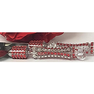 Mis Quince Anos Sweet 15 Birthday Cake Knife and Server Set Red Rhinestones