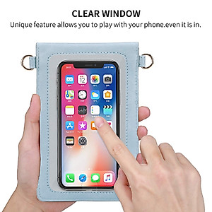 seOSTO Cell Phone Purse, Lightweight Small Wallet Purses And Handbags With 2 Shoulder Strap For Women