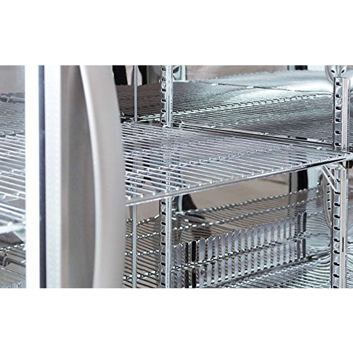 FVLFIL Procool Refrigeration 2-door Glass Front Stainless Steel Back Bar Cooler; 36" Wide, Counter Height Refrigerator