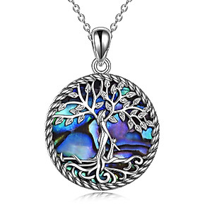 ONEFINITY Tree of Life Necklace Sterling Silver Mother Necklace Mom Pendant for Women Jewelry Mothers Day Birthday Gifts