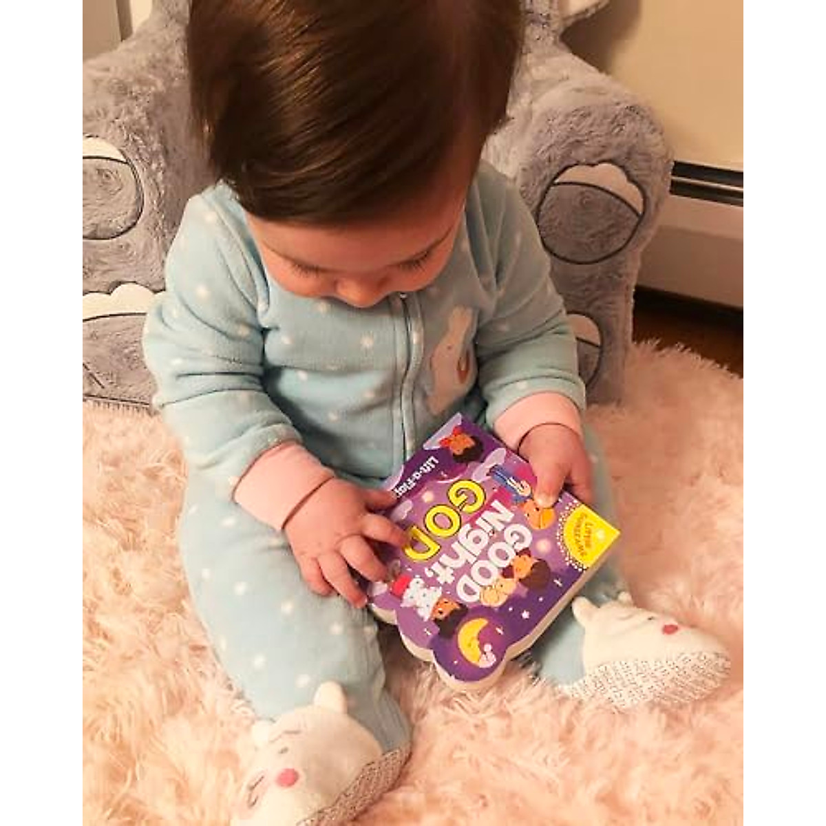 Good Night, God - Lift-a-Flap Board Book Gift for Easter Basket Stuffer, Christmas, Baptism, Birthdays Ages 1-5 (Little Sunbeams)