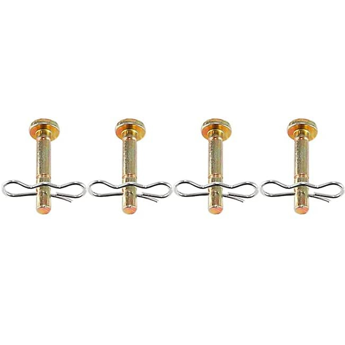Go-Cheers 4Pack 738-04124A Shear Pins & 714-04040 Bowtie Cotter Pins for MTD Troy-bilt Craftsman 738-04124A 738-04124 938-04124 714-04040 7188389 80-749 780-242 Snow Throwers