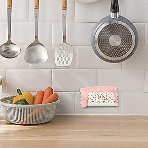 Never Rust Plastic Sponge Holder, Tomorotec Sink Caddy Sink Suction Cups Easy Access Holder Shower and Kitchen Organizer Quick Drain Easy Attach (Beige)