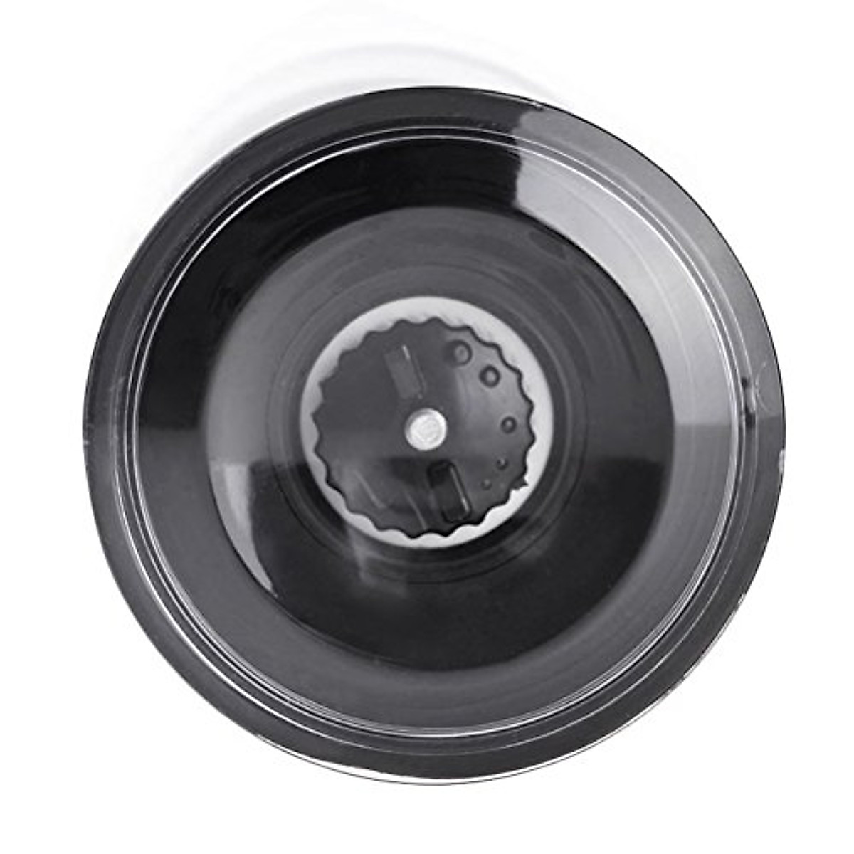 BlueSnail Manual Grips Glass Salt Pepper Grinder Seasoning Bottle (5.1", Black)