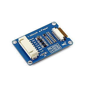 200x200 Resolution 1.54inch E-Ink Display Module Electronic E-paper Sreen with Embedded Controller SPI Interface Support Partial Refresh for Raspberry Pi/Arduino/Nucleo