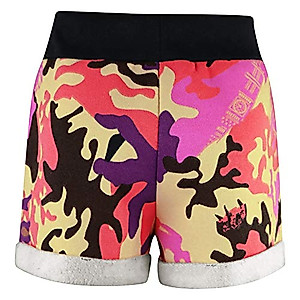 Kids Girls Shorts Fleece Camouflage Baby Pink Summer Hot Short Dance Gym Pants