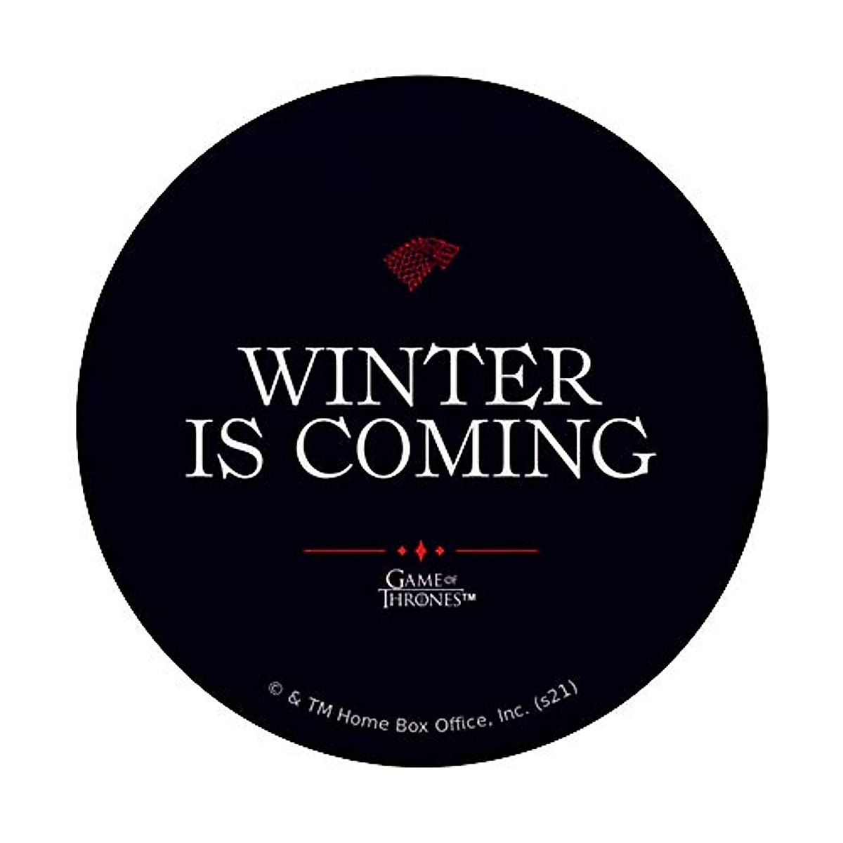Game of Thrones Winter is Coming Text PopSockets Swappable PopGrip