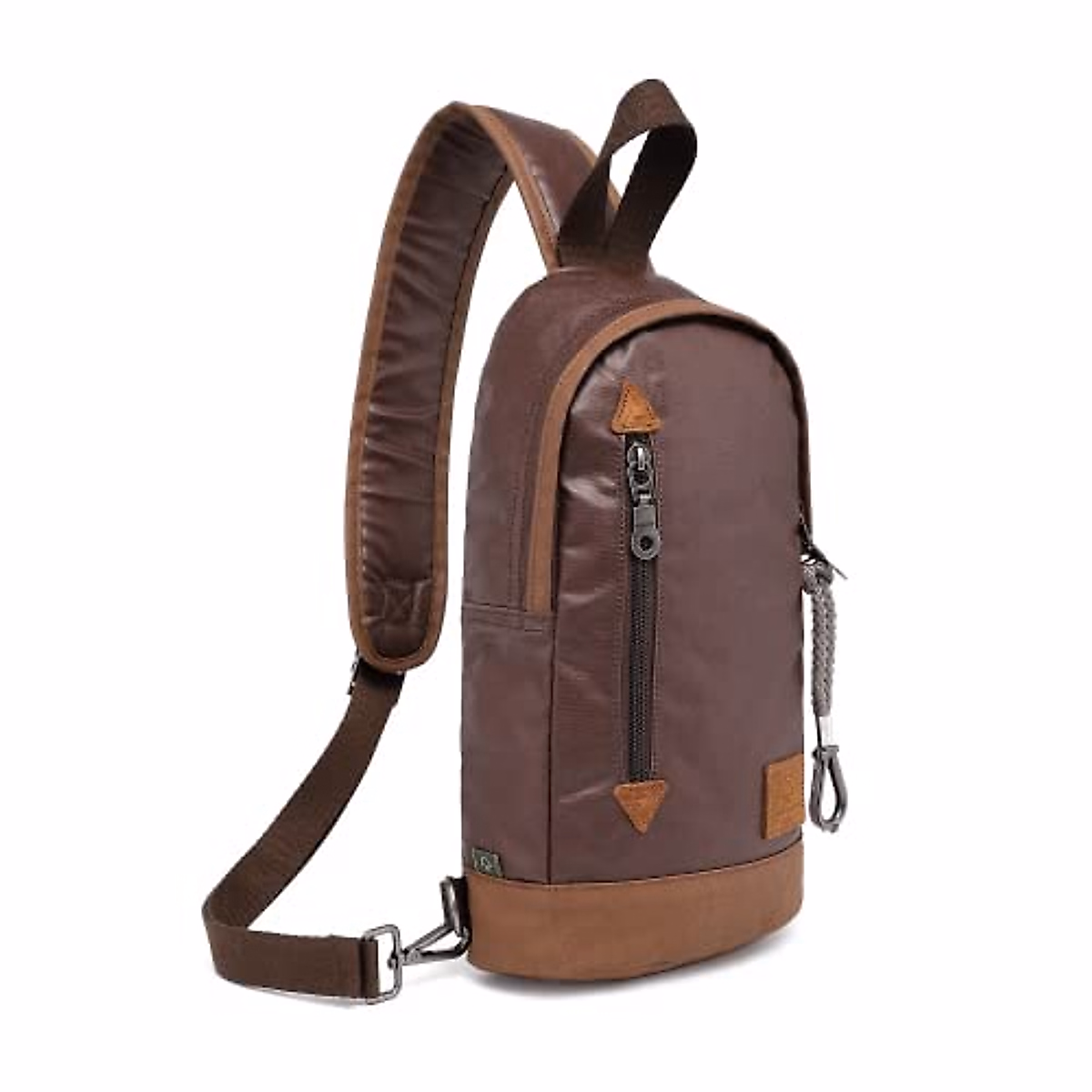 Urban Light Coated Canvas Sling Bag (Brown)